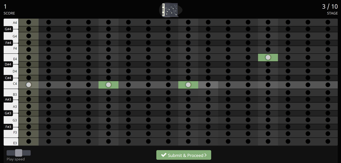Melody Playground: Improve your Melody Analyzing Skills